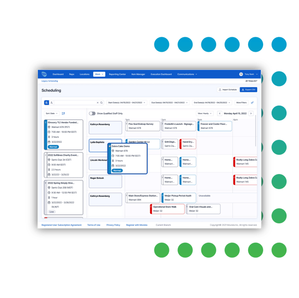 Optimizing Retail Field Work Route Territory And Scheduling Optimizations